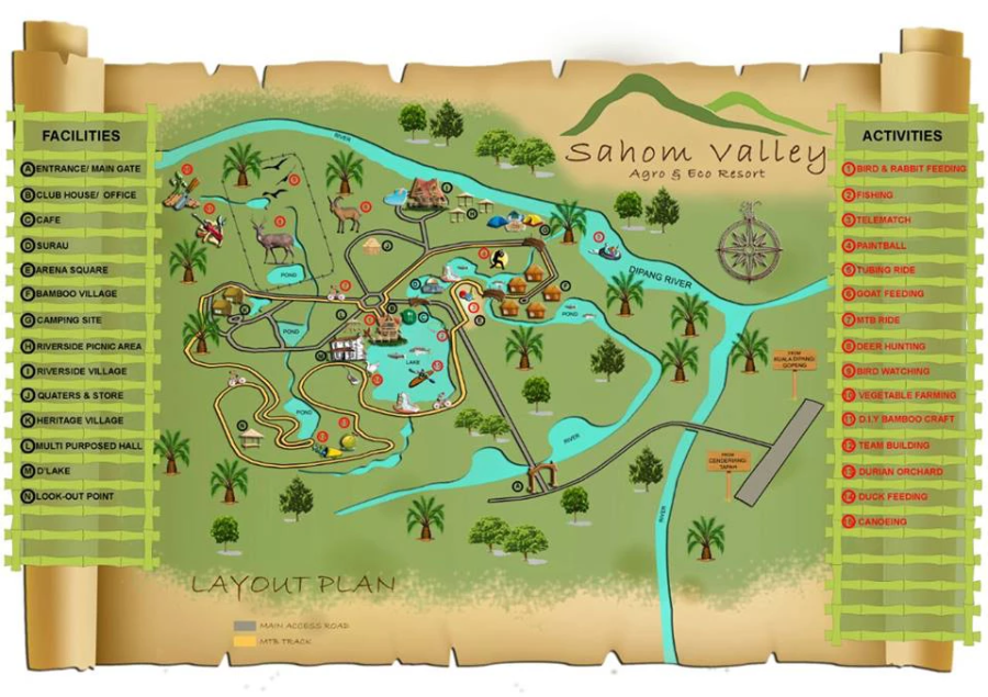 Sahom Valley Agro & Eco Resort, Kampar, PERAK – GoKelah