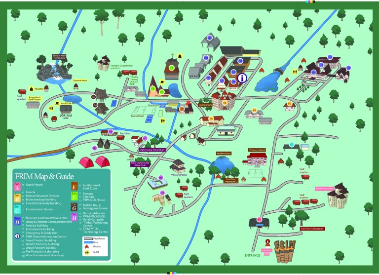 FRIM Kepong Botanic Gardens, Kepong, SELANGOR – GoKelah